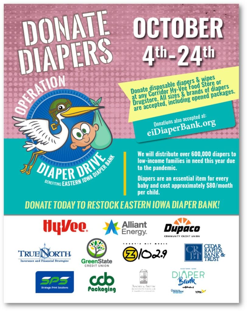 Operation Diaper Drive Poster 2021 - YPN